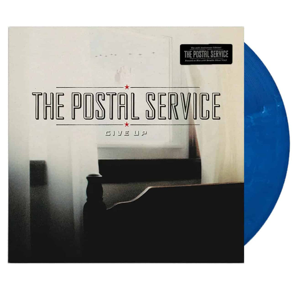 THE POSTAL SERVICE Give Up 20th Anniversary Vinyl (Blue Metallic Silve ...