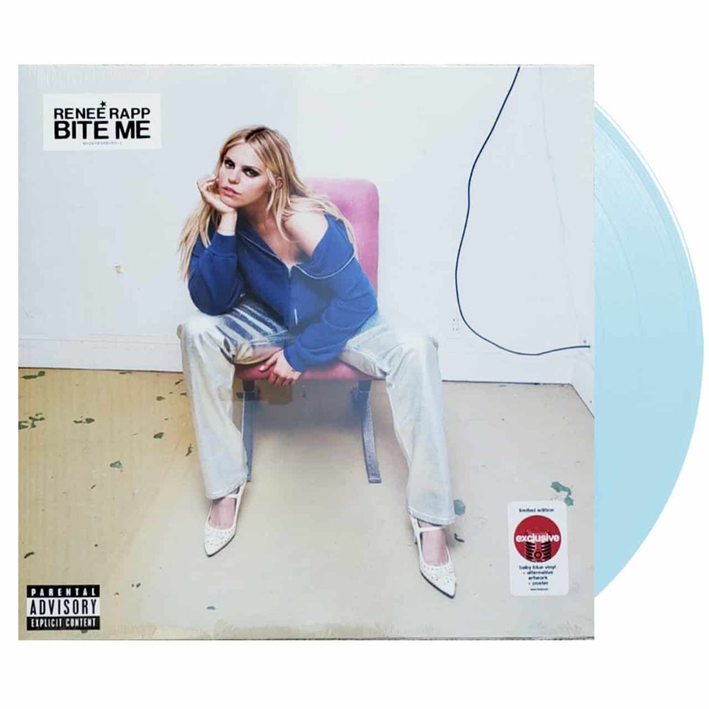 RENEE RAPP Bite Me Vinyl (Target, Baby Blue, 1LP) – Ted Ellis
