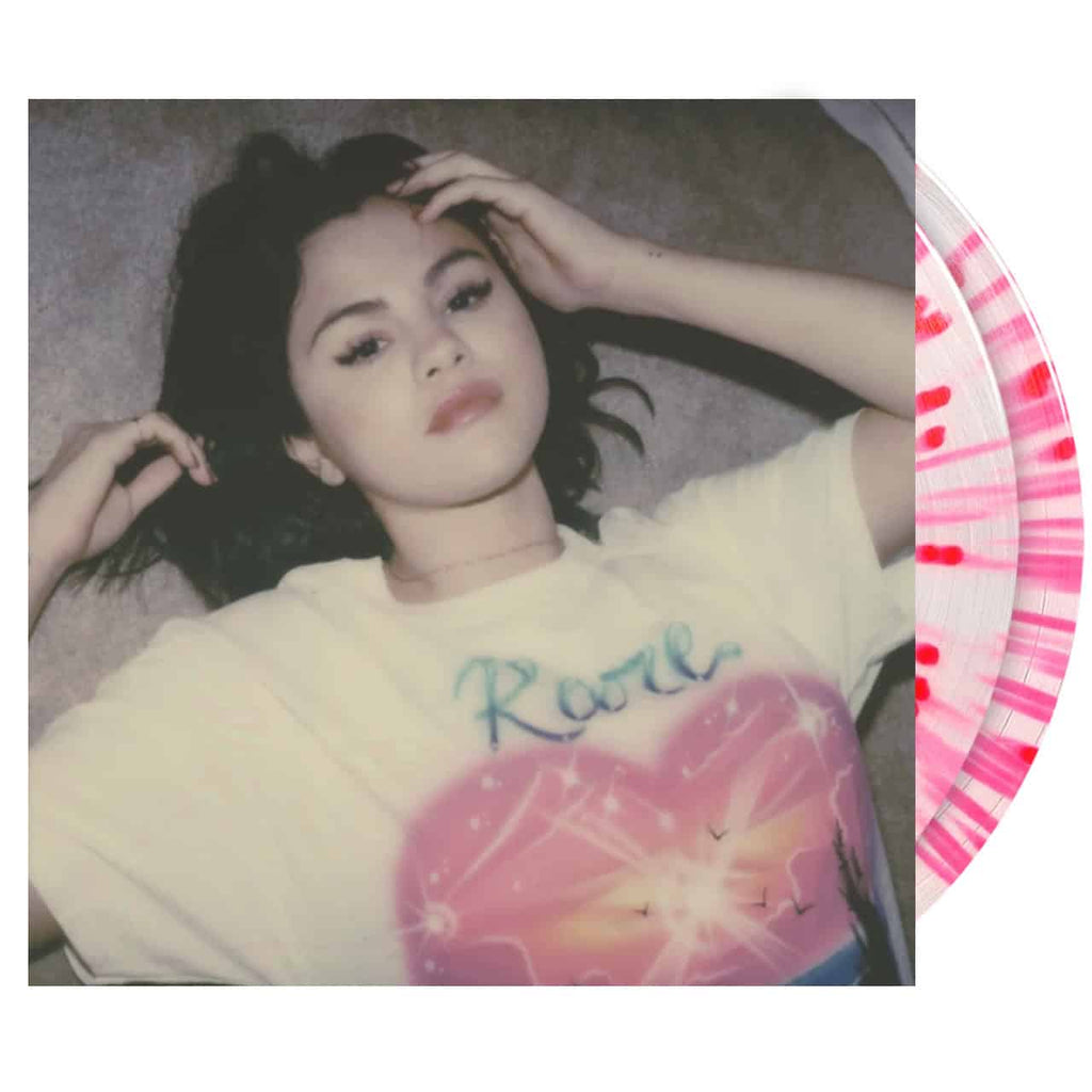 SELENA GOMEZ Rare Deluxe Vinyl (UO, Clear Pink Splatter, 2LP) – Ted Ellis
